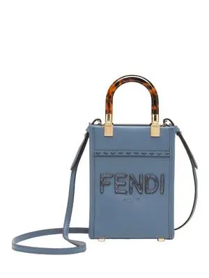 FENDI Fendi Leather And Elaphe Mini Bag