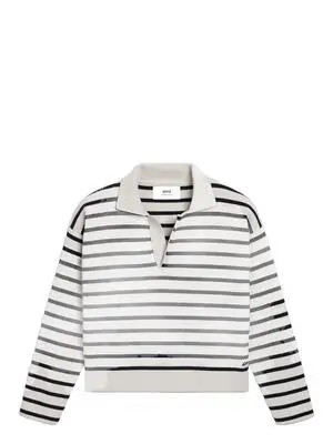 AMI Ami Paris Striped Knitted Jumper