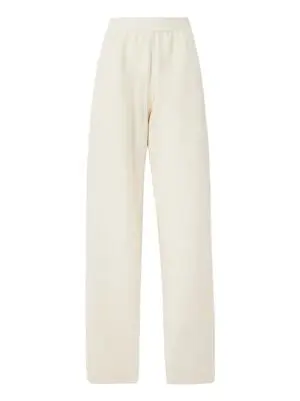 THE ROW Ednah Wool Tapered Casual Pants - White