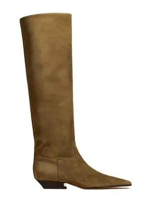 Khaite The Marfa 35mm Knee-high Boots - Brown
