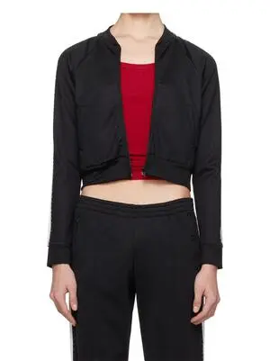 RE/DONE Embroidered Zip Jacket - Black