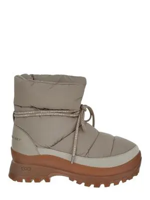 Stella McCartney Round Toe Puffy Trace Boots - Gray