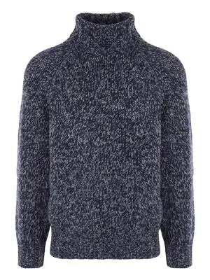 Brunello Cucinelli High Neck Long Sleeve Knitted Jumper - Black