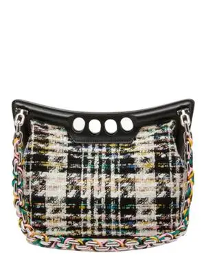 Alexander McQueen Small The Peak Shoulder Bag - Black