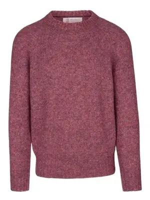 Brunello Cucinelli Crewneck Knitted Sweater - Red