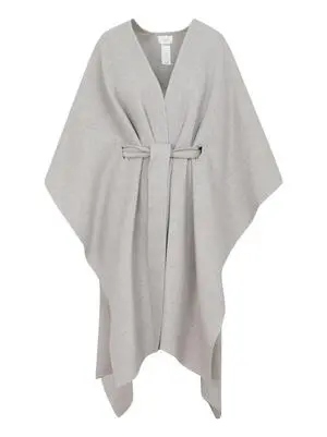 THE ROW The Row V-neck Long Wrap Coat