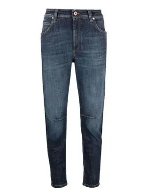 BRUNELLO CUCINELLI Brunello Cucinelli Logo Patch Straight-Leg Jeans
