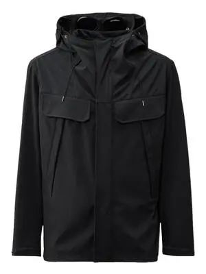 C.P. COMPANY C.P. Company Medium Jacket With Goggle Hood Blue