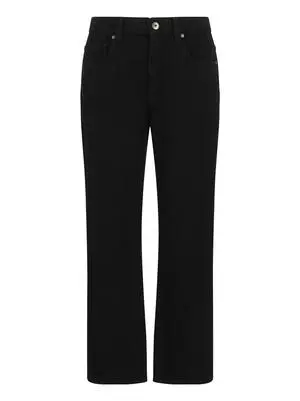 Brunello Cucinelli Monili Detailed Straight Leg Jeans - Black