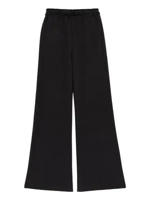 MAISON MARGIELA Unbrushed Sweat Jersey Trousers - Black