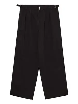 BODE Double-pleated Casual Trousers - Black