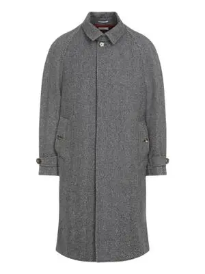 Brunello Cucinelli Single-breasted Long Coat - Gray