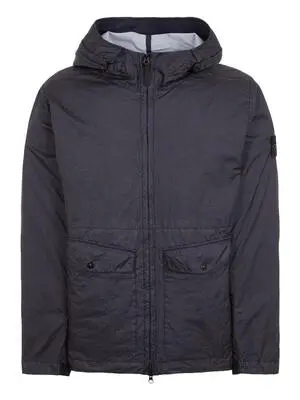 Stone Island Membrana 3l Tc Hooded Jacket - Blue