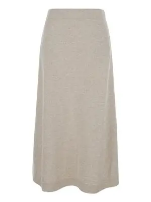 BRUNELLO CUCINELLI Brunello Cucinelli Mid-Rise A-Line Skirt