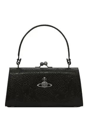 VIVIENNE WESTWOOD Frame Handle Shoulder Bag - Black