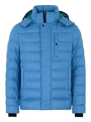 Herno Quilted Hooded Down Jacket - Blue