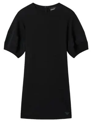 EMPORIO ARMANI Emporio Armani Stretch Double Jersey Dress With Rayon Insert