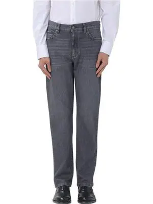 Zegna Belt Loop Jeans - Black