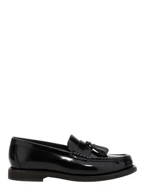 Brunello Cucinelli Monile Tassel Loafers - Black