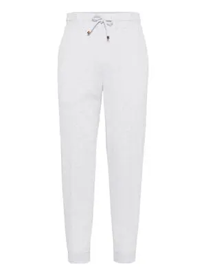 Brunello Cucinelli Logo-print Track Pants - White