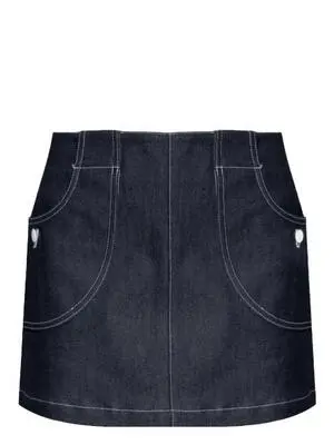 A.p.c. Denim Mini Skirt - Black
