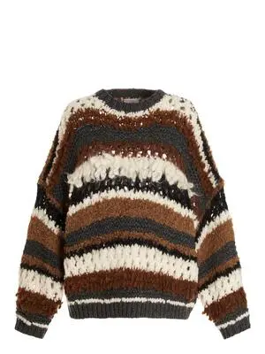 Brunello Cucinelli Chunky Knit Cashmere Jumper - Multi-color
