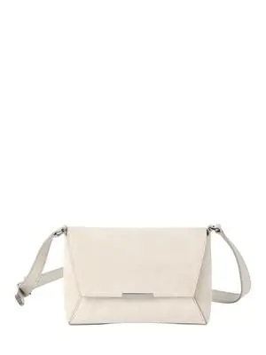 Brunello Cucinelli Envelope Crossbody Bag - Light Gray
