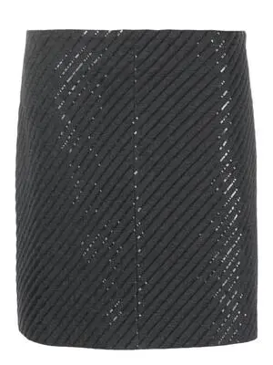 BRUNELLO CUCINELLI Brunello Cucinelli Sequin Embellished Quilted Mini Skirt