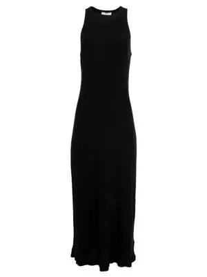 THE ROW The Row Ribbed Knit Sleeveless Maxi Dress