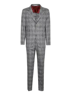 Brunello Cucinelli Single-breasted Suit - Medium Gray