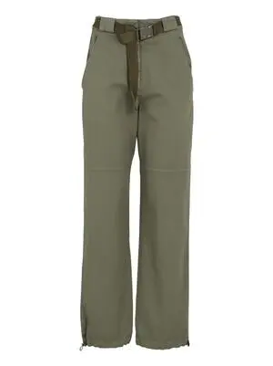 Brunello Cucinelli Logo Straight Casual Pants - Green