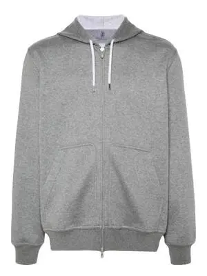 BRUNELLO CUCINELLI Brunello Cucinelli Long Sleeve Zip-Up Hooded Sweater