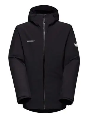 MAMMUT Logo-print Hooded Jacket - Black