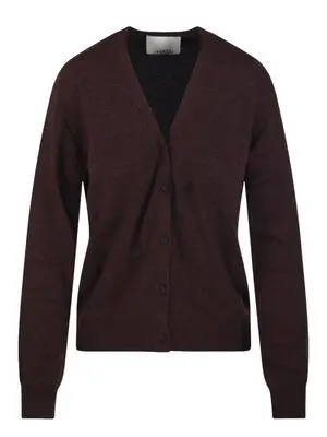 Isabel Marant Étoile Carline V-neck Cardigan - Burgundy
