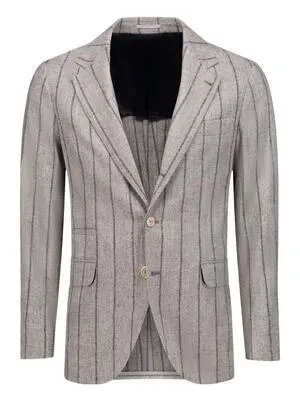 BRUNELLO CUCINELLI Brunello Cucinelli Striped Single-Breasted Blazer