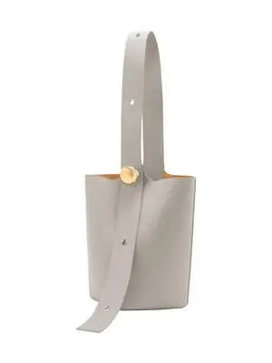 Loewe Loewe Medium Pebble Bucket Bag Shell Ash