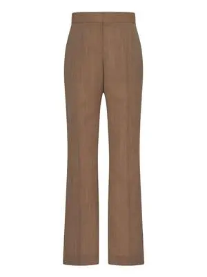 THE ROW Baer Wool Trousers - Brown