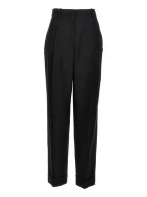 THE ROW Pleated Casual Pants - Grey