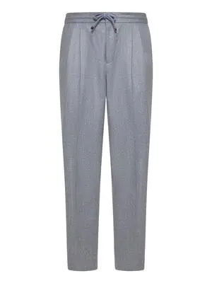 BRUNELLO CUCINELLI Brunello Cucinelli Pleated Tapered Leg Trousers