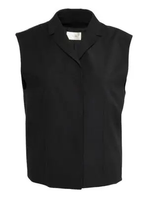 THE ROW Sleeveless Vest - Black