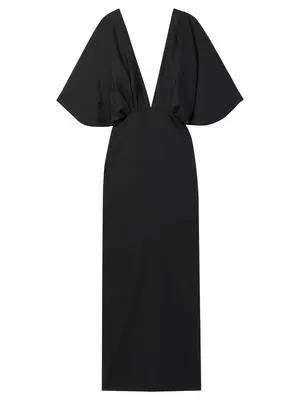 THE ROW Abinhav Pleated Dress - Black