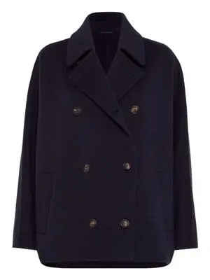 BRUNELLO CUCINELLI Brunello Cucinelli Double-Breasted Long-Sleeved Jacket
