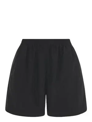 THE ROW Elastic Waist Shorts - Black