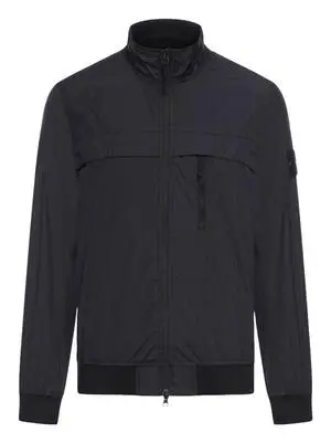 Stone Island High-neck Zip Jacket - Blue