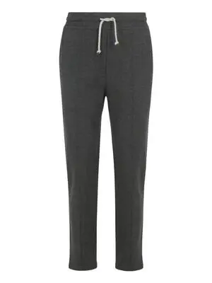 Brunello Cucinelli Drawstring Tracksuit Bottoms - Black