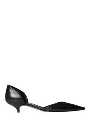 THE ROW Liisa Kitten Heel Pumps - Black