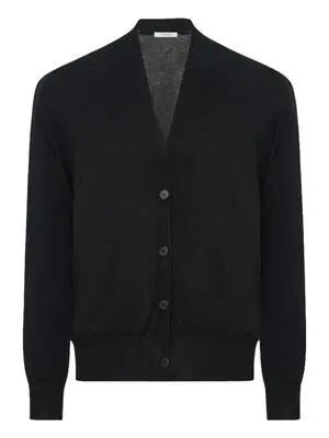 THE ROW Otie Cardigan - Black