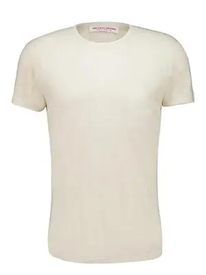 Orlebar Brown Latte Ob-T Linen T-Shirt Beige