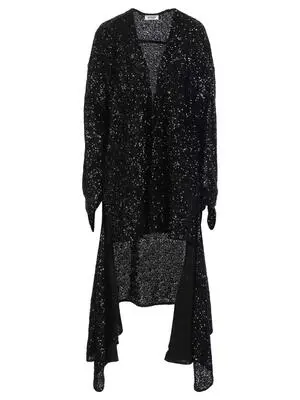Attico Sequined Asymmetrical Dress - Black