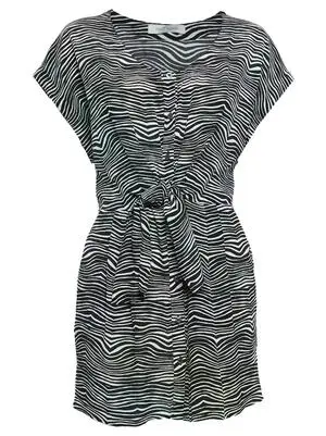Pierre Balmain Silk Mini Dress - Black